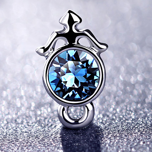 璀璨十二星座水晶 耳針/無耳洞黏貼式耳環[STK232] - 耳環推薦品牌 ｜ 絢彩家OSMAR